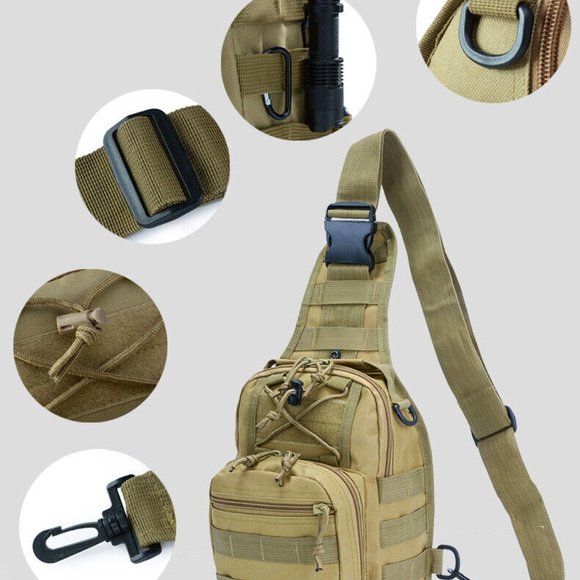 Bags | Men Pouch Tactical Chest Shoulder Sling Bag Bum Pack Cross Body ...